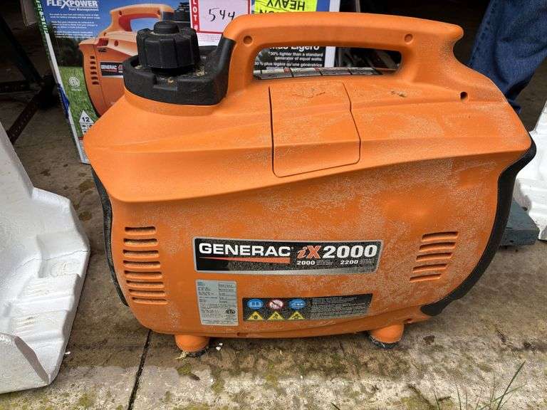 Generac IX2000 Watts generator - Bonnigson & Associates