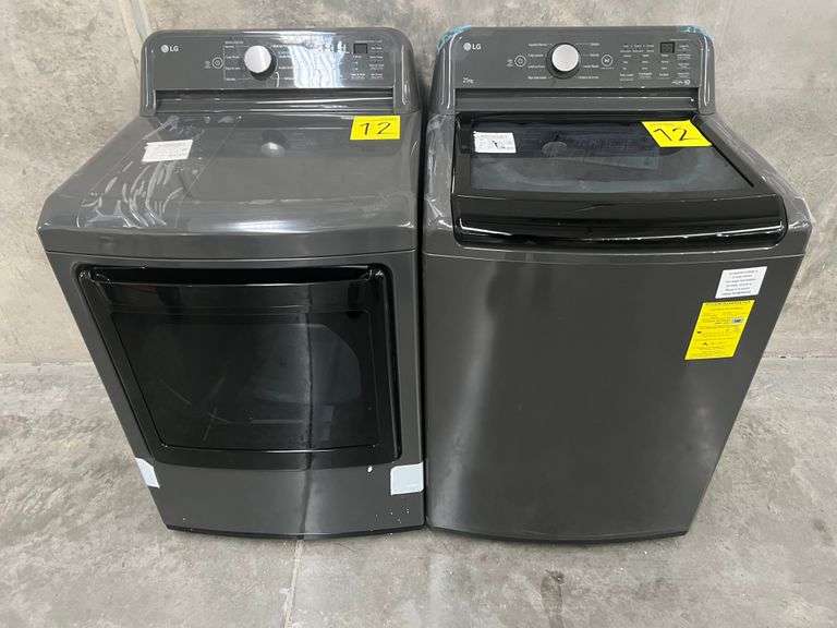 (NUEVO) Combo de lavadora y secadora, contiene: 1 Lavadora de 25K Marca ...