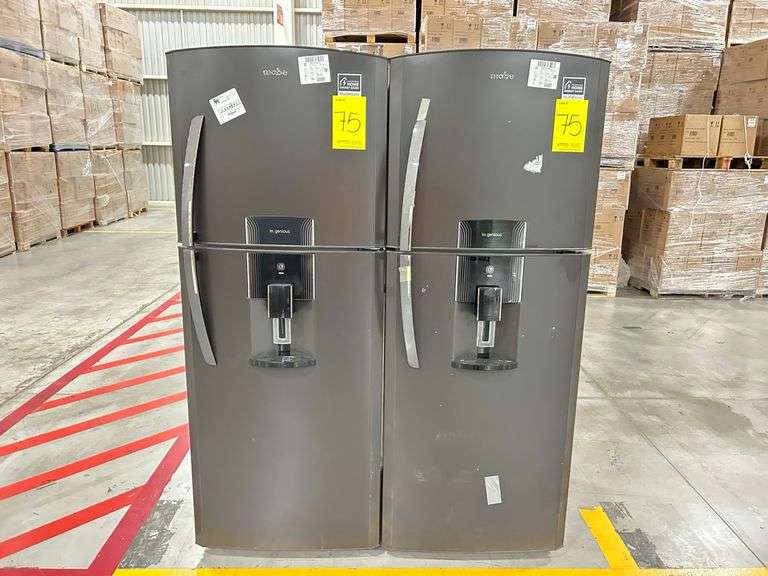 Lote de 2 Refrigeradores, Contiene: 1 Refrigerador con dispensador de ...