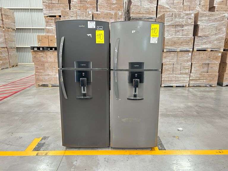 Lote de 2 Refrigeradores, Contiene: 1 Refrigerador con dispensador de ...