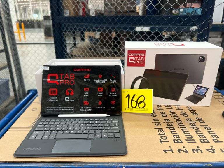 Tablet Marca COMPAQ, Modelo QTAB PRO, 8GB RAM y 256GB ROM, Serie ND ...