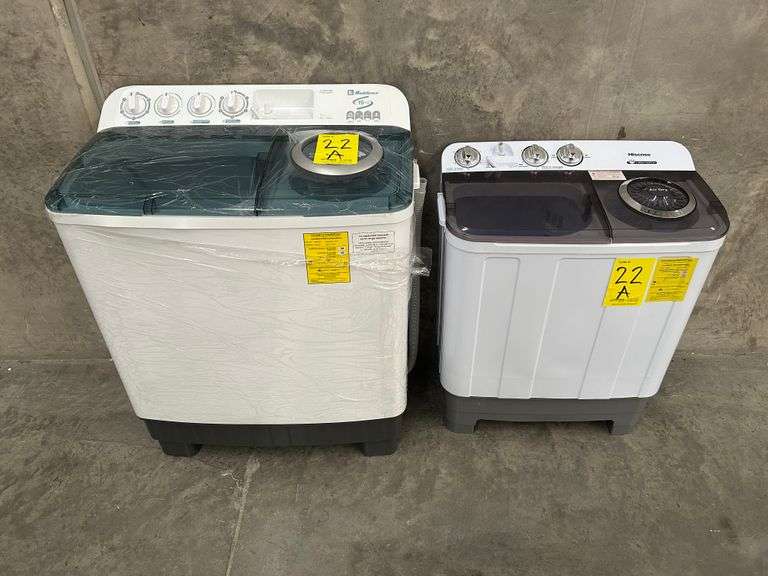 Lote de 2 lavadoras, contiene: 1 Lavadora de 15KG Marca KOBLENZ, Modelo ...