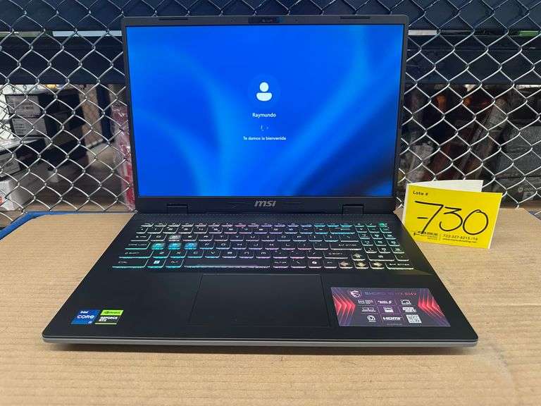 Computadora tipo Lap-Top Marca MSI, Modelo SWORD 16HXB14VFGK ...