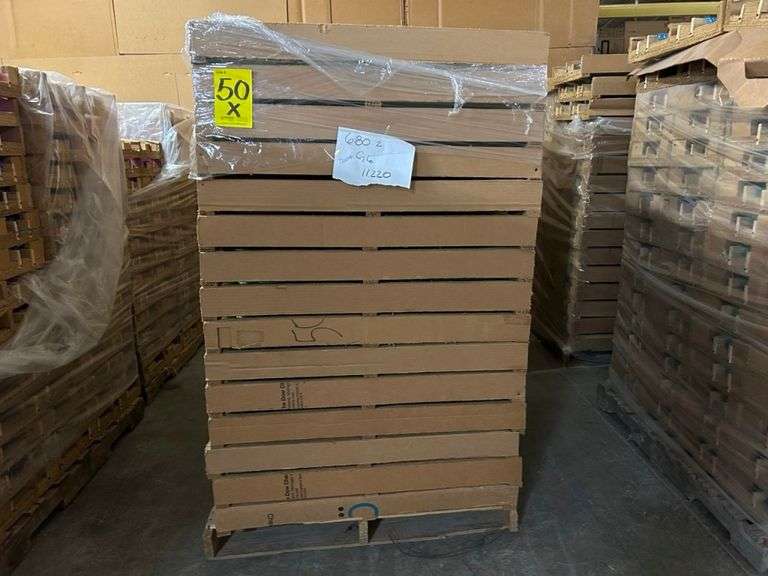 Lote de 3 tarimas con aproximadamente 29,500 piezas de popote terminado ...