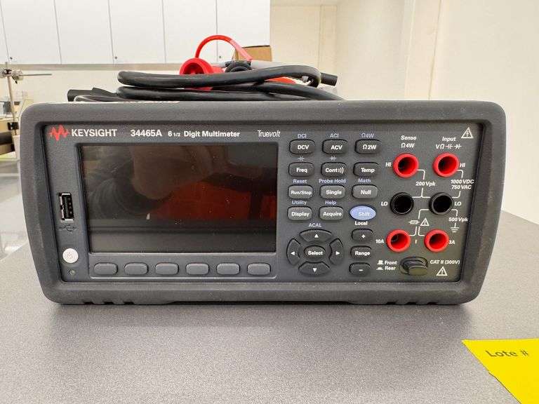 KEYSIGHT Truevolt series desktop digital multimeter that can measure ...