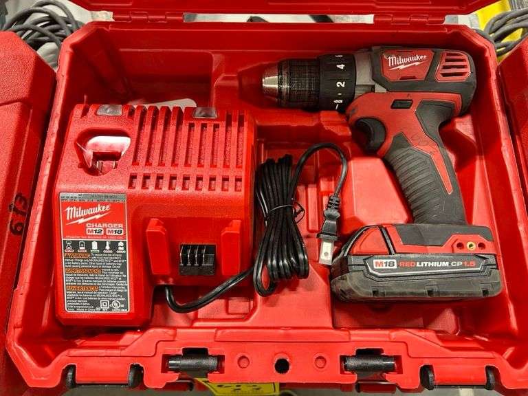 (3x) MILWAUKEE 1/2” Power Drill model 2606-22CT / Taladro eléctrico de ...