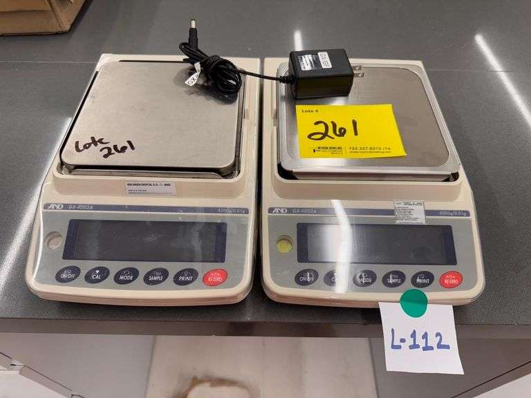 AND Digital Analytical Balance, model GX-4002A, serial number T2011308 ...