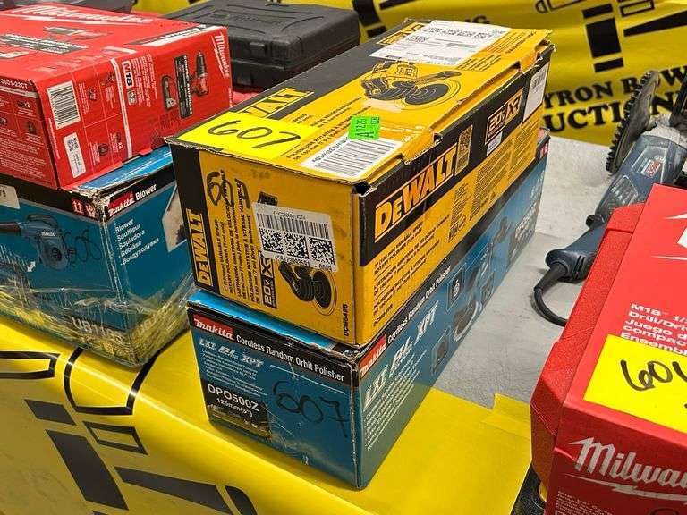 (NEW) DEWALT Variable Speed Rotary Polisher, Model DSM 849B; MAKITA ...