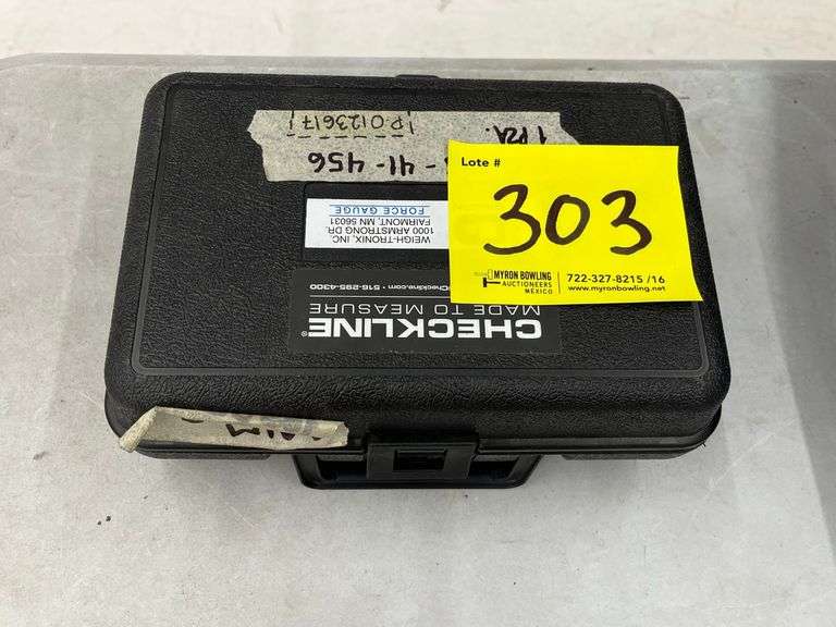 CHECKLINE Dynamometer, model DILLON U, 5,000 lb / CHECKLINE DinamÛmetro ...