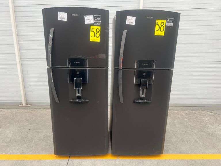 Lote de 2 refrigeradores, contiene: 1 Refrigerador Marca MABE, Modelo ...