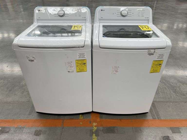 Lote de 2 Lavadoras, contiene: 1 Lavadora de 20KG Marca LG, Modelo ...