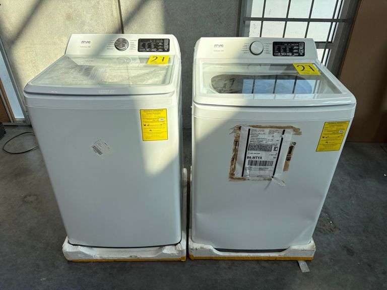 Lote de 2 lavadoras, Contiene: 1 lavadora de 19KG Marca ATVIO, Modelo ...