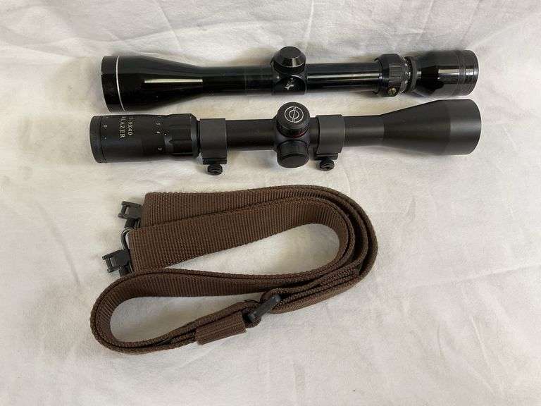 Simmons Blazer 3-9x40 Scope with Rings, Tasco 3-9x40 Scope, Nylon Sling ...