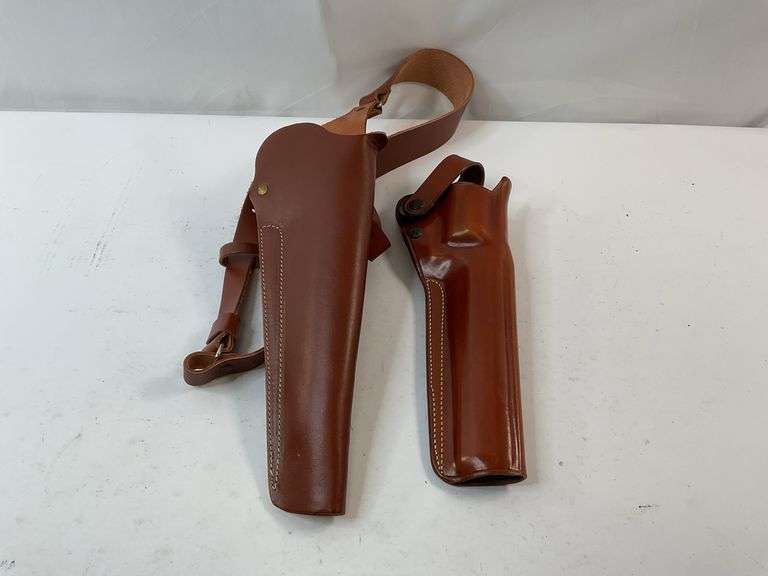 2 Nice Large Revolver Holsters - Brian Burke Auctions