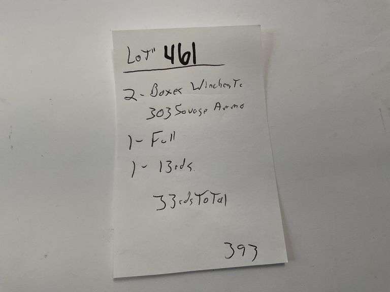 2 boxes Winchester 303 Savage Ammo - Brian Burke Auctions