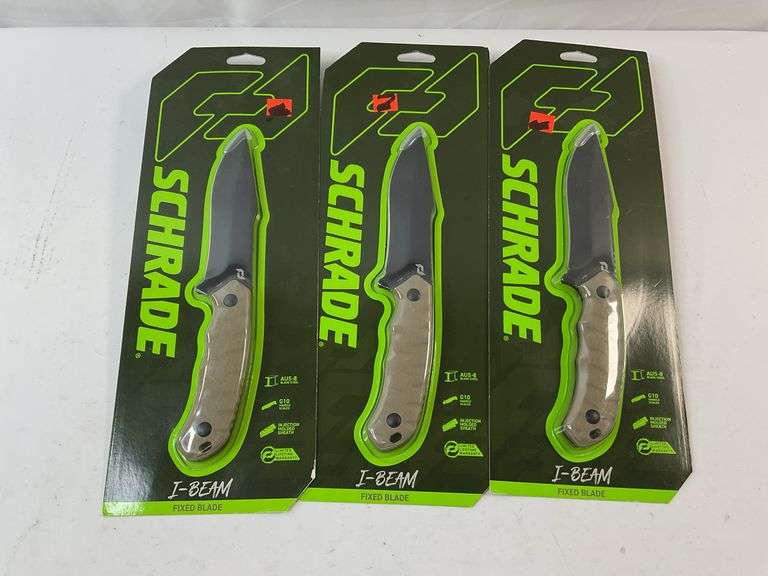 3 SCHRADE KNIVES - Brian Burke Auctions