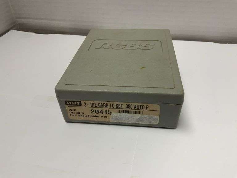 2 RCBS reloading die sets - 9mm Luger 3 pc die set carb TC set - Brian ...
