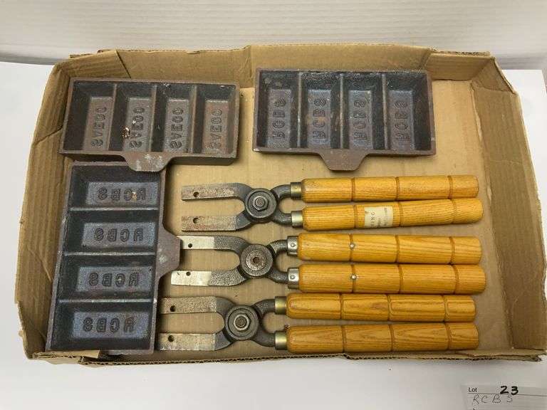 Reloading lot of RCBS Ingot molds a total of three and three bullet ...