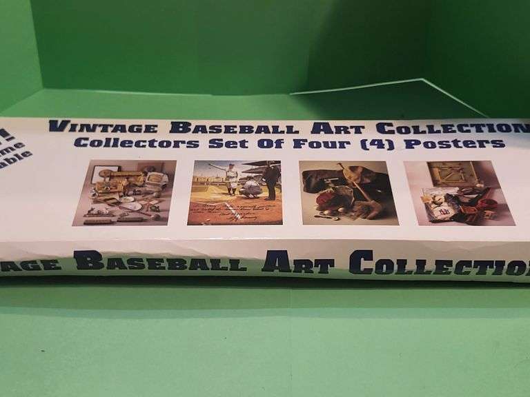 Set of 4 Baseball Posters - Brian Burke Auctions