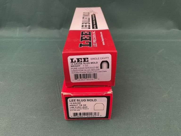 2 Lee 12 GA Slug Molds - Brian Burke Auctions