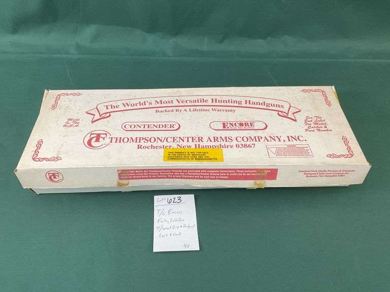 Thompson Center Arms Company Encore Factory Pistol Box/Wood Grip ...