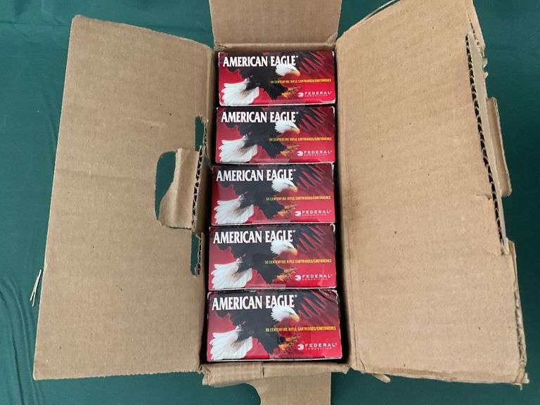 x10 boxes of Federal 5.7x28 40gr FMJ. - Brian Burke Auctions