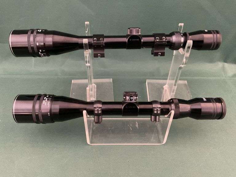2 TASCO RIFLE SCOPES WITH AO - Brian Burke Auctions