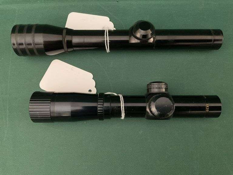 x2 Handgun scopes lot. Redfield&Nicholas classic - Brian Burke Auctions