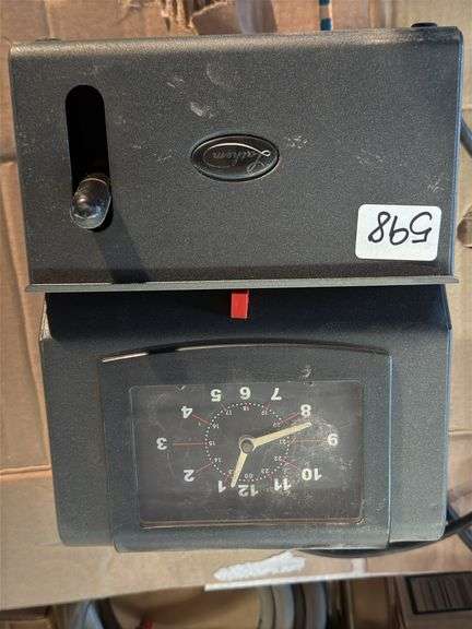 Lathem 2100 Mechanical Time Clock - Brian Burke Auctions