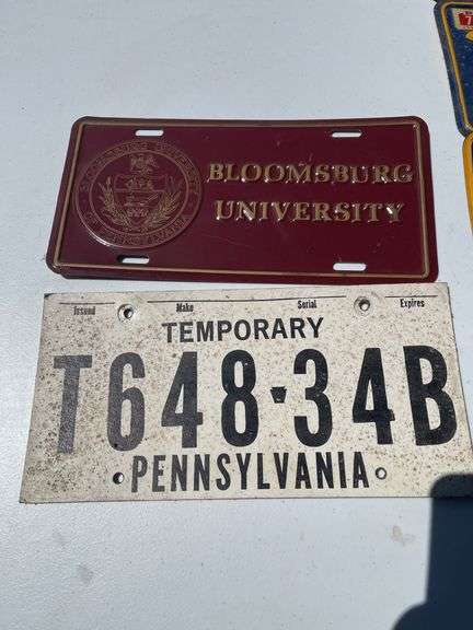Pennsylvania license plate and more - Brian Burke Auctions