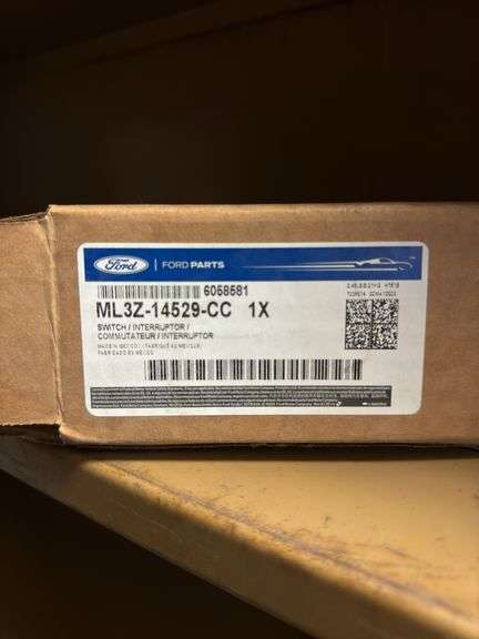 13 new in the box Ford parts, including switches, sensors, insulators ...