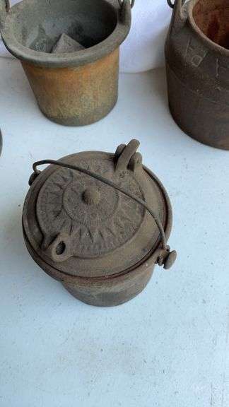 4 Antique Glue Pots - Brian Burke Auctions