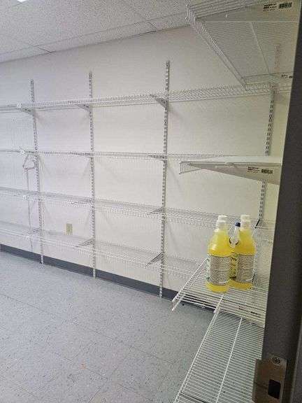 Shelf Track Adjustable shelving - Brian Burke Auctions