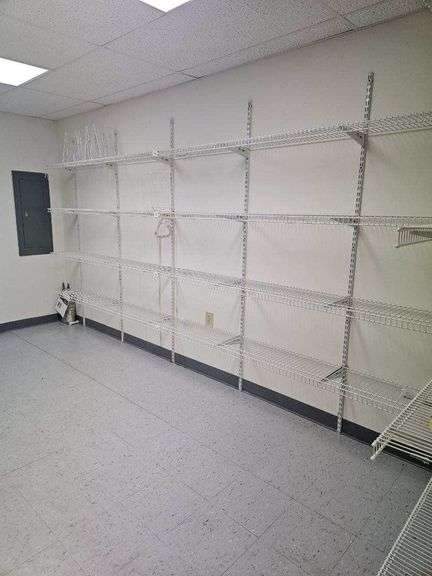 Shelf Track Adjustable shelving - Brian Burke Auctions