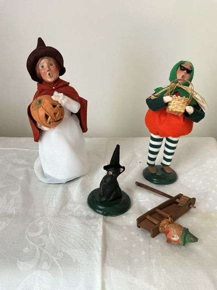 Byers Choice Carolers Halloween Boy Dressed in Pumpkin Costume 2001 ...
