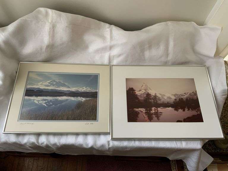 2 Photographs 1- Mtn McKinley Alaska by Dick Allyn, 1- Matterhorn ...