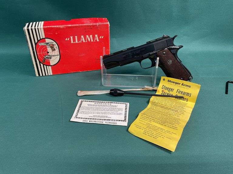 Llama, Stoeger Arms, "Llama", 38 Super, SN: 513105, 5" Barrel - Brian ...