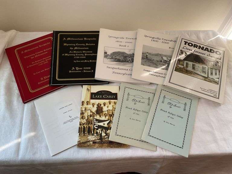 Local History Books - Tunkhannock, Wyoming County Pa - Brian Burke Auctions