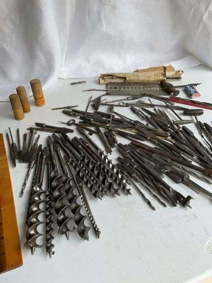 Vintage Auger Drill Bits - Brian Burke Auctions