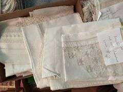 Assorted cut work and embroidered linens - Brian Burke Auctions