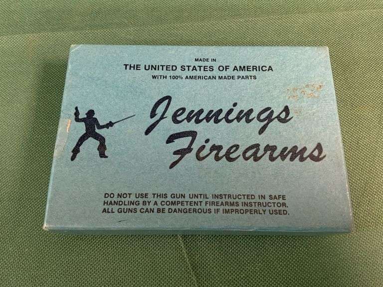 Jennigns Firearms. INC., J-22, 22 Cal long rifle, 2.5", SN: 200576 ...