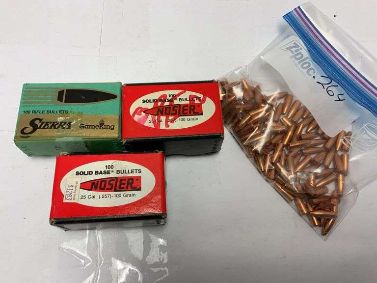 25 Cal and 264 Cal Reloading Bullets - Brian Burke Auctions