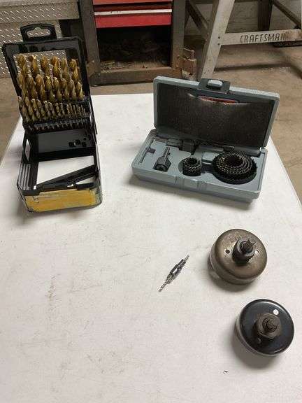 1- Drill Master 1 Piece Hole Saw Kit, 2 Extra Hole Saws, 1- Craftsman ...