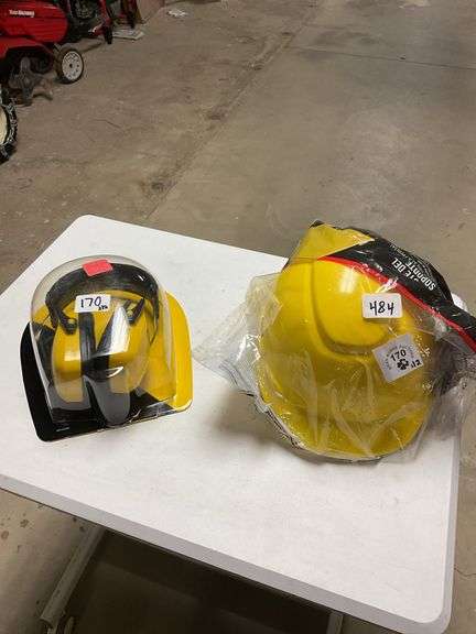 3m Ratchet Adjustment Front Brim Hard Hat- New, 1- Stanley Low Profile ...
