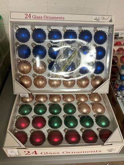 24 Glass Ornaments - Brian Burke Auctions