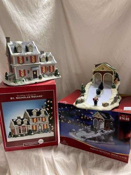 2006 Holiday Time "Musical Motional Skiing Scene", The Village ...