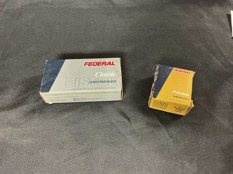x2 Boxes of 9mm JHP. Box Federal 124gr Hydra-Shok. Box of Federal 115gr ...