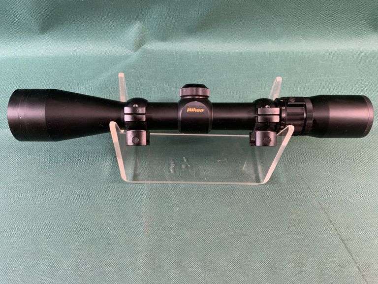 Nikon scope 3-9x40 with rings - Brian Burke Auctions