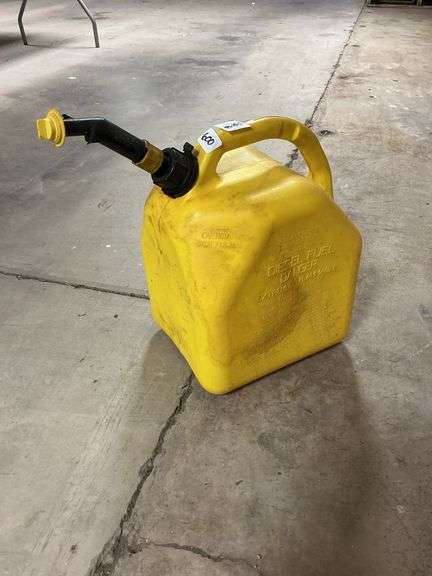 5 Gallon Yellow Fuel Cans - Brian Burke Auctions
