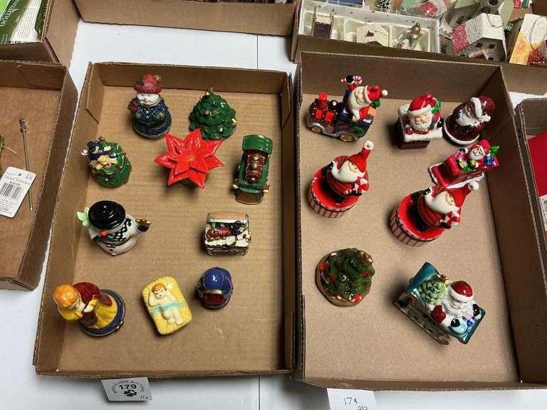 Ceramic Christmas Figures: Santa, Nativity Scene, Snowman, Christmas ...